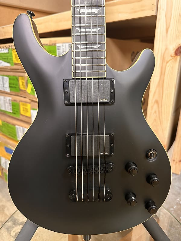 Dean Icon Baritone - Black Satin #30146 | Reverb