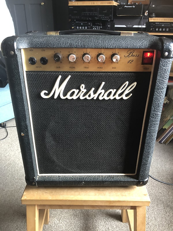 Marshall Bass 12 5501 early 80's - Black | Reverb