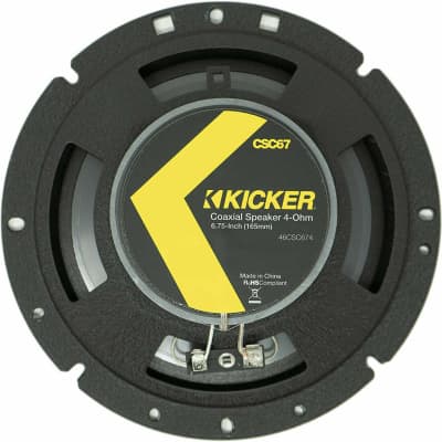 Kicker 46CSC674 CSC67 6.75-Inch Neodymium Car Audio Coaxial | Reverb