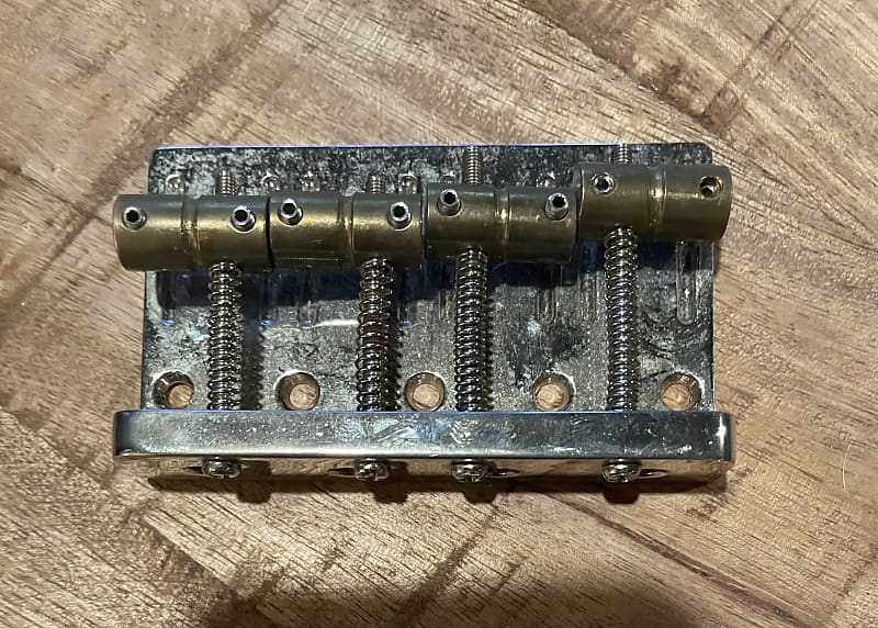 Fender Modern Player 4-string bass bridge 2012 Chrome with | Reverb