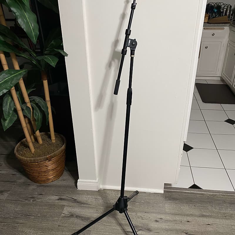 DR Pro Tripod Mic Stand with Telescoping Boom - Black | Reverb