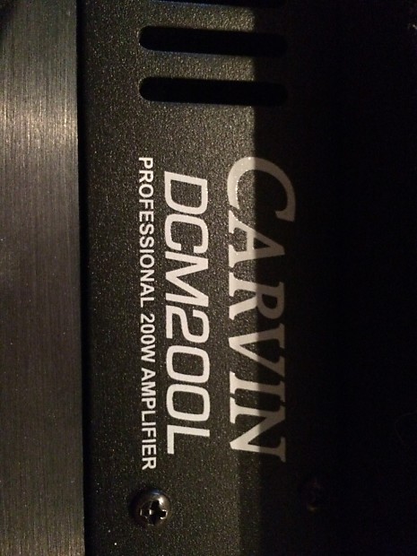Carvin DCM 200 L Stereo Power Amp 200 Watt 2016 | Reverb