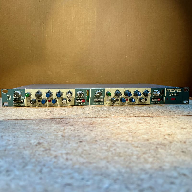 Midas XL42 2ch Channel Strip Preamp • Serviced & Warranty | Reverb