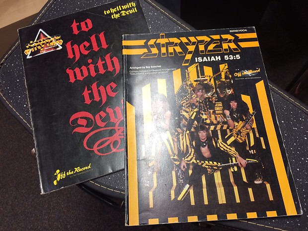 Stryper Guitar Tab Book Lot | Reverb