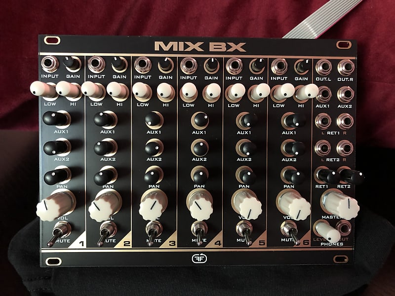 Feedback Modules MIX BX 2021 Black - Eurorack Mixer Boss BX8 | Reverb