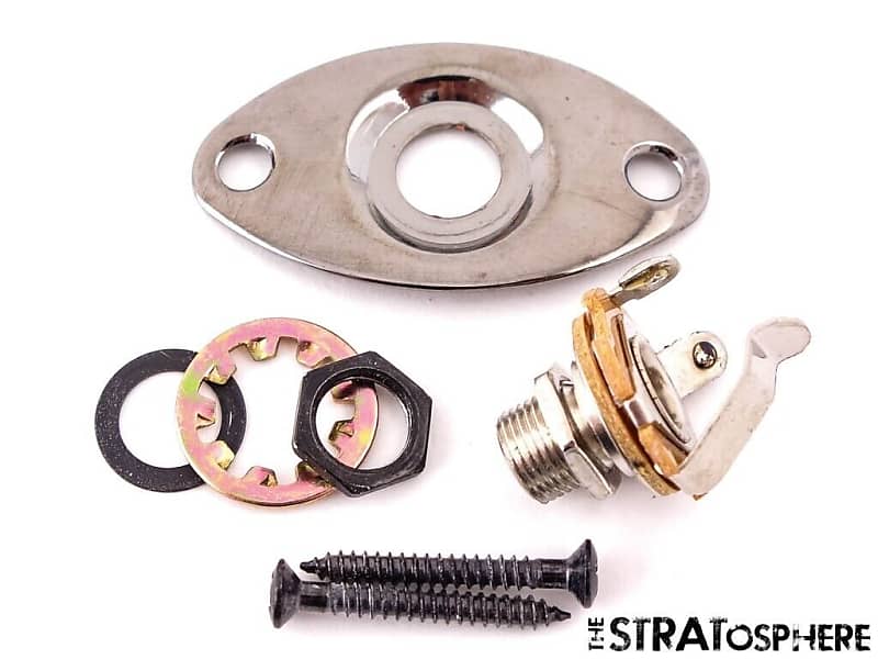 Fender Custom FMT Telecaster Tele OUTPUT JACK + Plate Guitar | Reverb