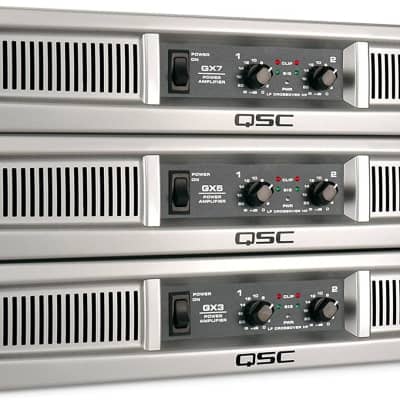QSC GX7 1000-Watt Power Amplifier | Reverb