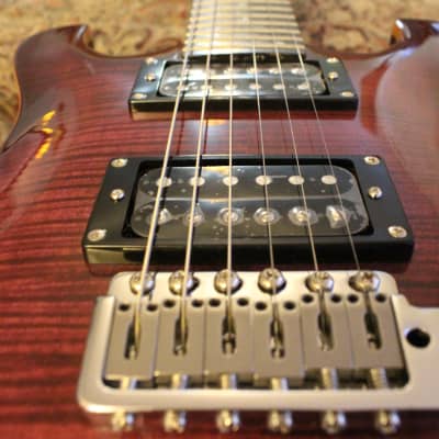 Legator Helio DC350 Purple Flame w/ TKL Hard Case | Reverb