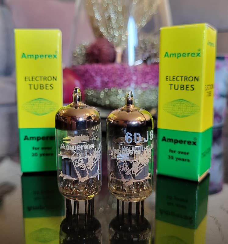 Amperex Bugle Boy ECC88 6DJ8 year 1964,selected tubes same | Reverb