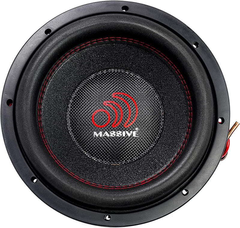 Massive 10" 1500 Watts RMS Dual 4 Ohm Subwoofer - SUMMOXL104 | Reverb