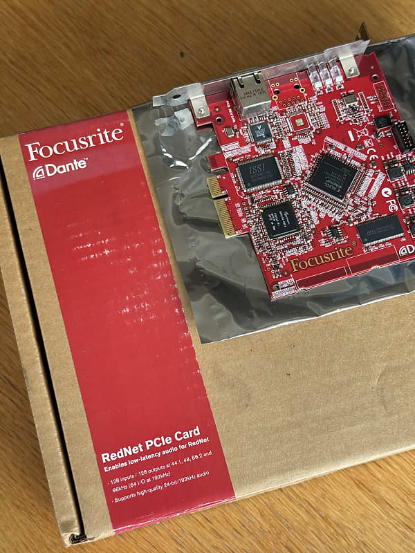Focusrite RedNet PCIe Dante Ethernet Card | Reverb