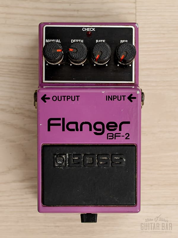 1980s Boss BF-2 Flanger Vintage Guitar Effects Pedal, Black | Reverb
