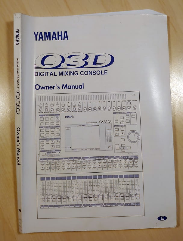 Yamaha 03D Owner's Manual | Reverb
