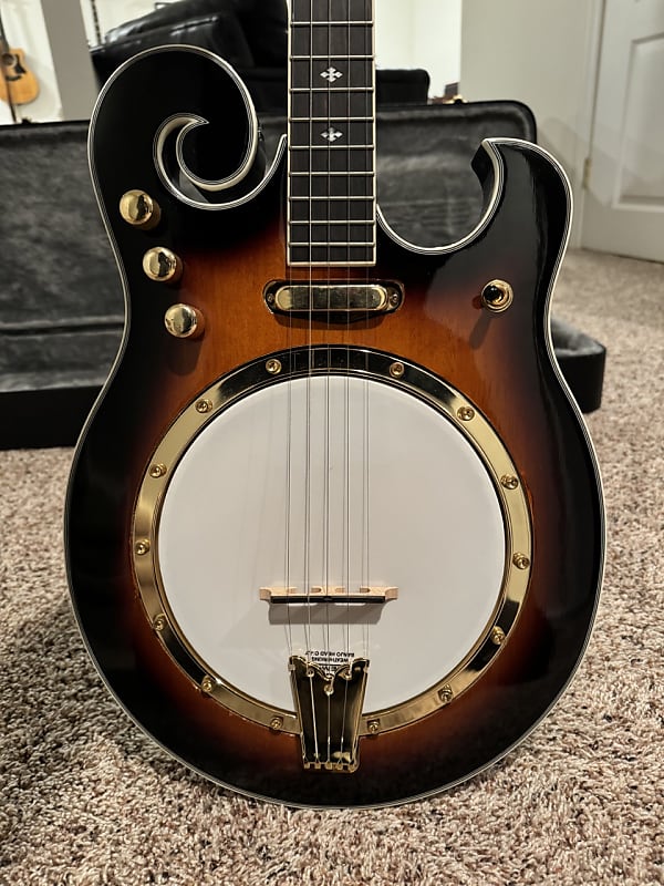 Gold Tone EBM-5 F-Style 5-String Electric Banjo 2010s - | Reverb