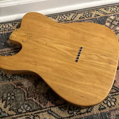 Vintage Fender Telecaster Body & Pickguard 1967 1968 Natural | Reverb