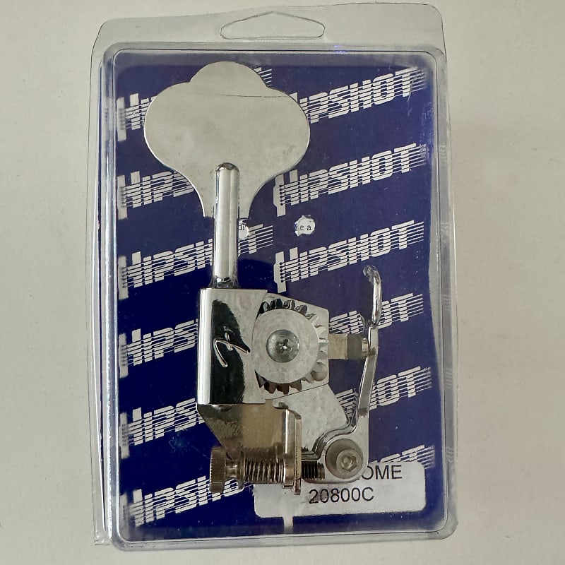 Hipshot BT8 Chrome Bass Xtender (Drop D) direct retrofit for | Reverb