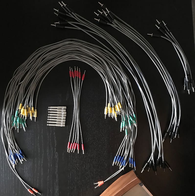 Buchla format audio Tini-Jax cables | Reverb