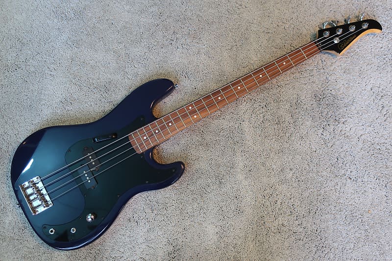 Silvertone Bass Guitar Purple Beginners Bass Used In Great | Reverb