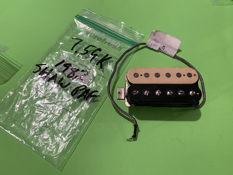 Gibson Pat# Stamp PAF Pickup Tim Shaw Era Humbucker Zebra | Reverb