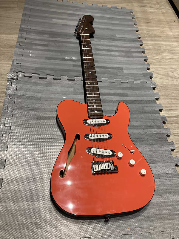 Warmoth Thinline tele 2022 - Fiesta red | Reverb