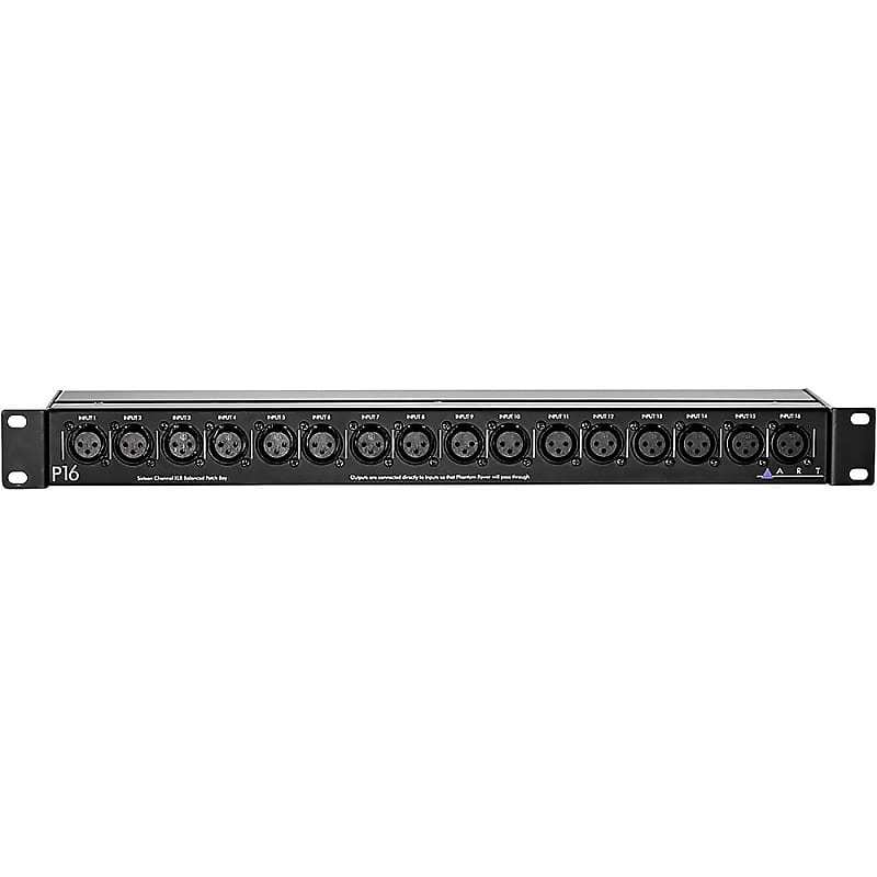 ART P16 16-Channel XLR Balanced Patch Bay Regular | Reverb