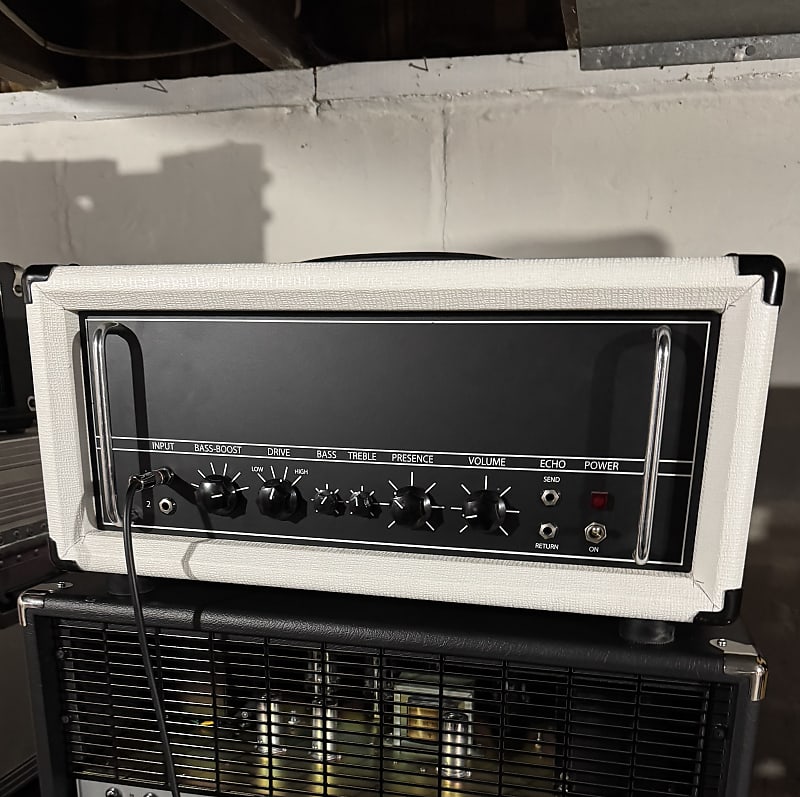 Hilbish Matamp GT120 Clone with Mercury Magnetics - White | Reverb
