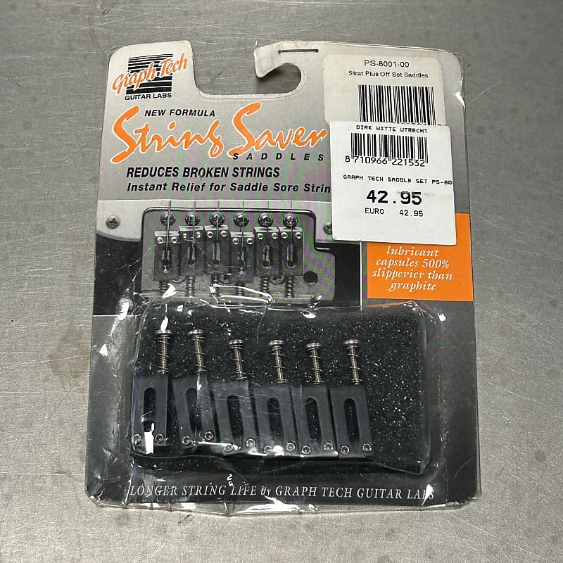 Graph Tech Guitar Labs String Saver Originals Saddles Set | Reverb