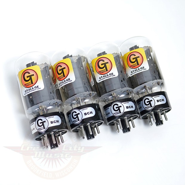 Groove Tubes GT-6L6-GE LOW Power Tubes Matched Quartet | Reverb