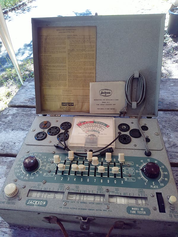 Jackson #49 tube tester - free shipping | Reverb