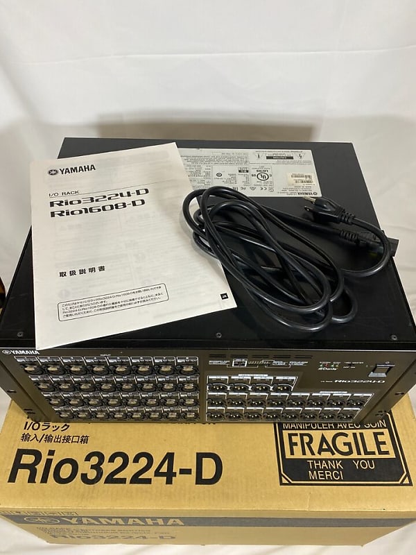 Yamaha Rio3224-D Rio Series 32-Input/16-Output I/O Rackmount | Reverb