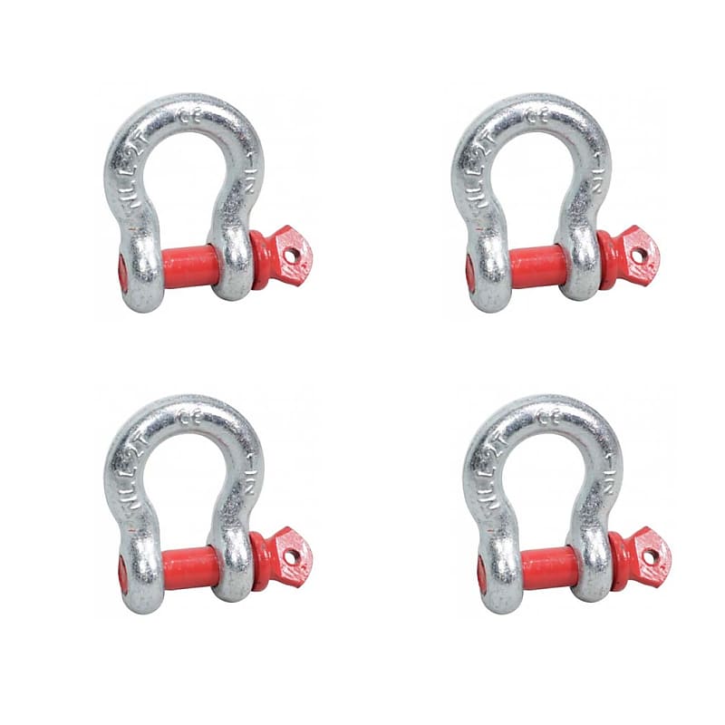 4 Prox 2 Ton 1/2" Galvanized Screw Pin Anchor U Shackle for | Reverb