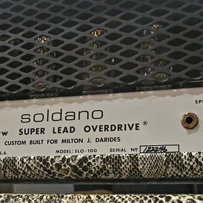 Soldano SLO 100 1/2 Stack- DeYoung Transformers Custom Order | Reverb