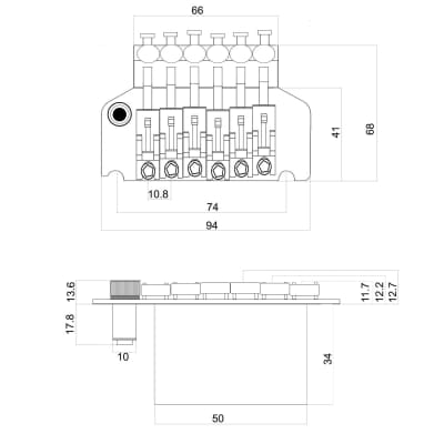 Floyd Rose Licensed Original Style Tremolo System | Reverb