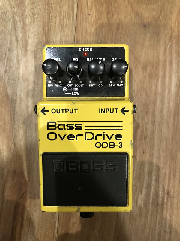 Boss Bass overdrive Yellow | Reverb
