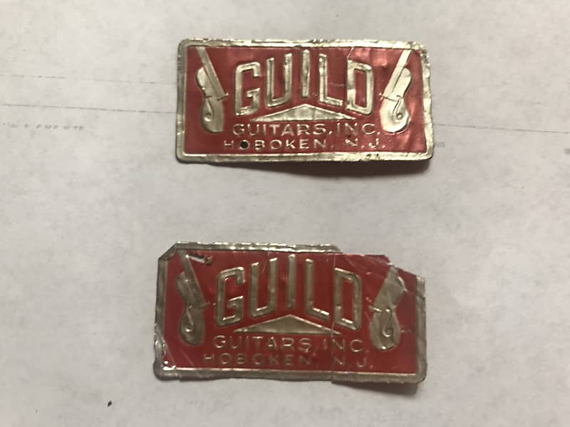 Vintage Guild Original Foil Logo's as used on Speakers and | Reverb