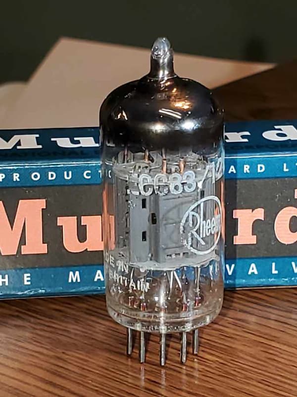 12AX7/ECC83 Mullard copper post/etched code MaxiPreamp2/TV7 | Reverb