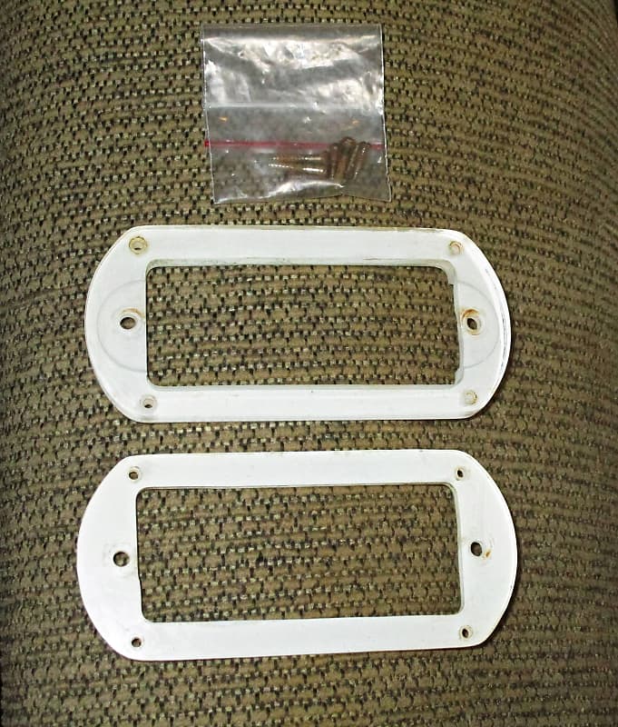 Silvertone Gibson P-13 pickup mounting rings surrounds 1950s | Reverb