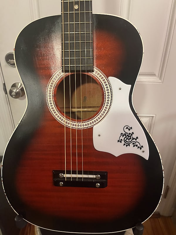 Harmony (Stella) Acoustic Parlor Guitar RARE “Fender” style | Reverb