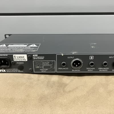 Symetrix 425 dual channel compressor/limiter/expander | Reverb