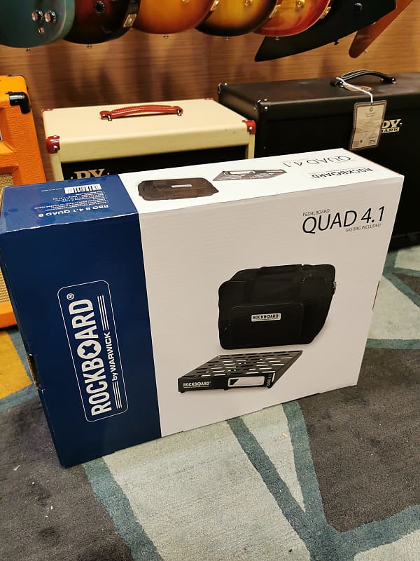 Rockboard QUAD 4.1 B Pedalboard with Gigbag | Reverb