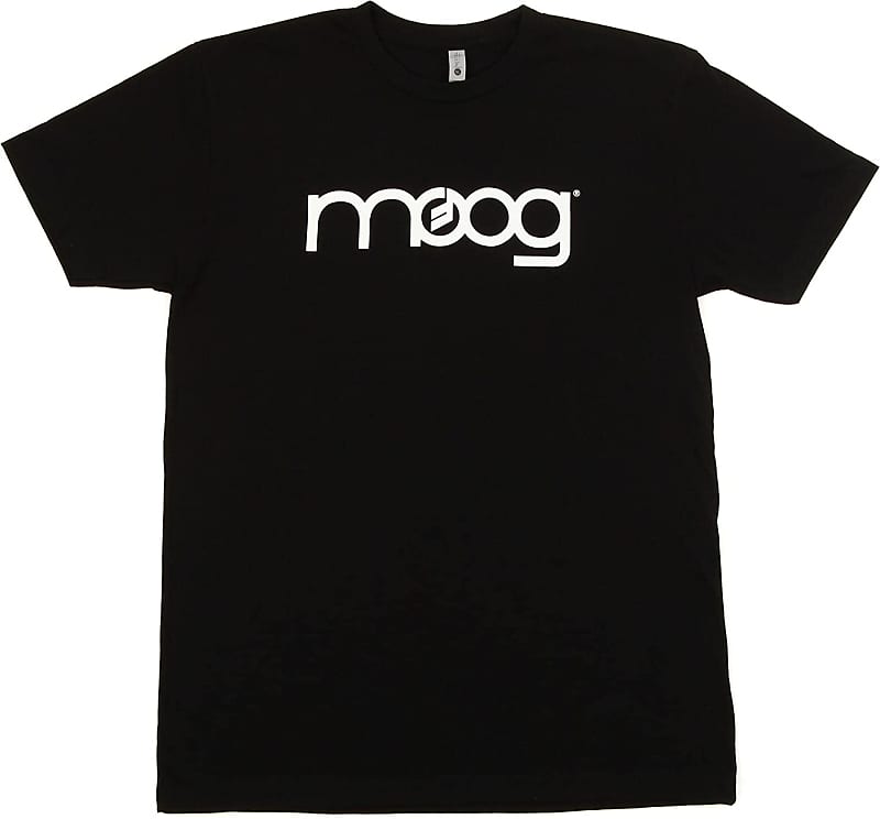 Moog Classic Logo T-Shirt, Black - Small | Reverb