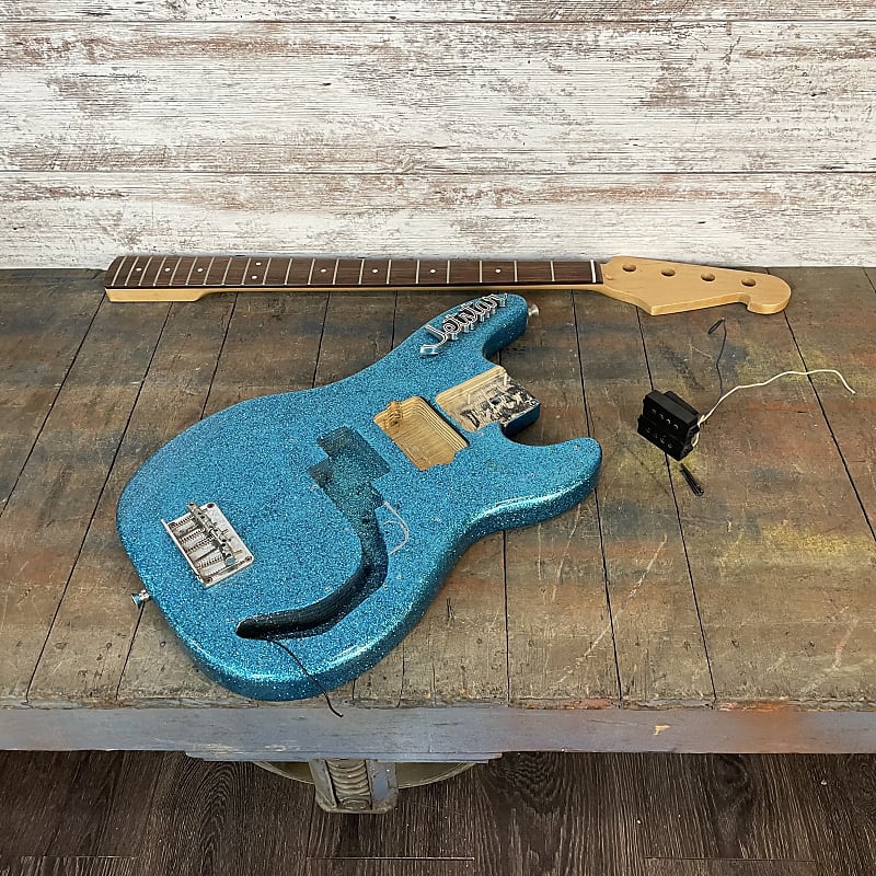Project Bass in Blue Heavy Sparkle | Reverb
