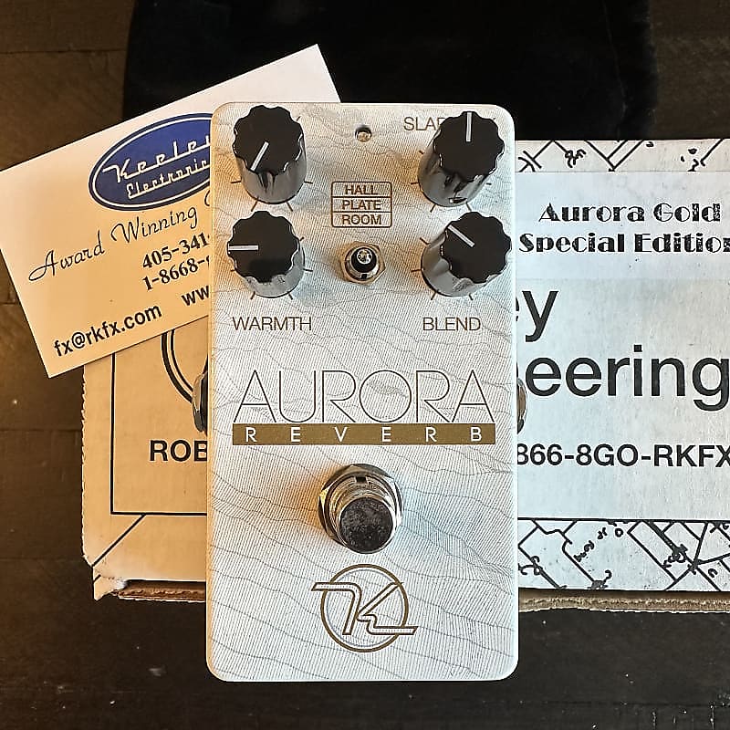 Keeley Aurora Reverb Gold White Special Edition | Reverb Australia