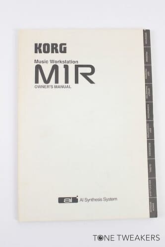 KORG M1R MUSIC WORKSTATION OWNERS MANUAL Sound Module book | Reverb
