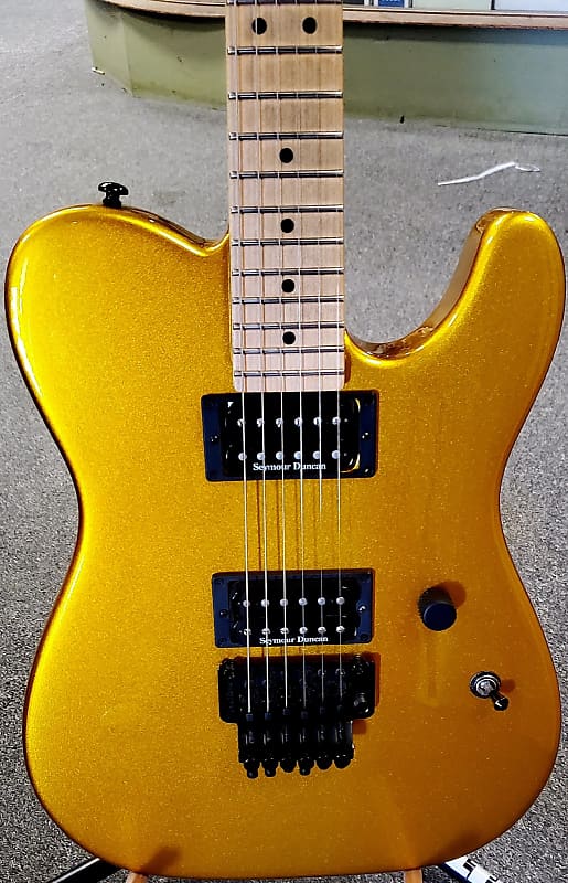Charvel USA 2008 San Dimas style 2 Pagan Gold | Reverb
