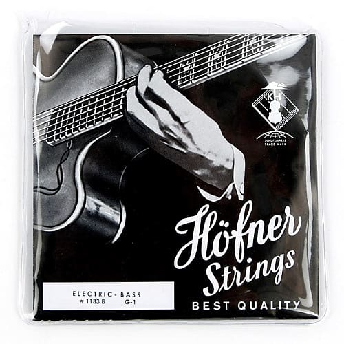 Hofner Original Flatwound Violin Bass Strings 30" Scale | Reverb