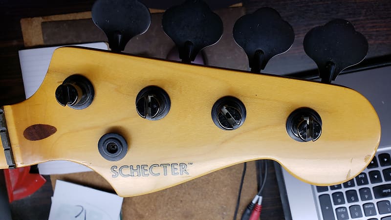 Schecter P-Bass Neck 1980s - Maple | Reverb