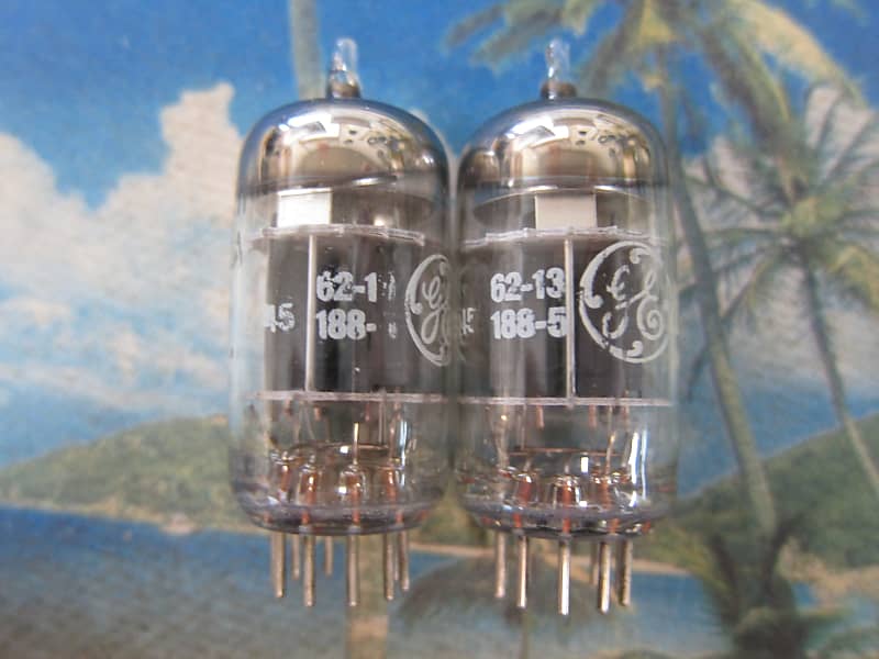 Pr GE 5751 (12AX7-7025) Preamp Driver Tubes, 1960s, Military | Reverb