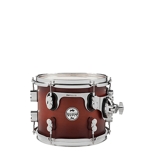 PDP Concept Series Maple Suspended Tom, 8x10, Satin Tobacco | Reverb