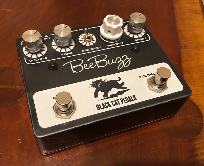 Black Cat Bee Buzz Fuzz/Boost - Roland AF-100 Beebaa Clone | Reverb
